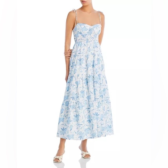 Wayf | Dresses | Wayf Smocked Tiered Maxi Dress | Poshmark